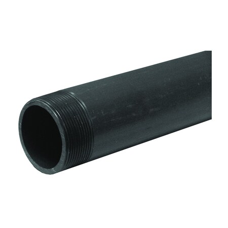 Genova Products Genova Pipe Nipple, 3/4 in, MIP x MIP, PVC, Gray, SCH 80 Schedule, 36 in L ...